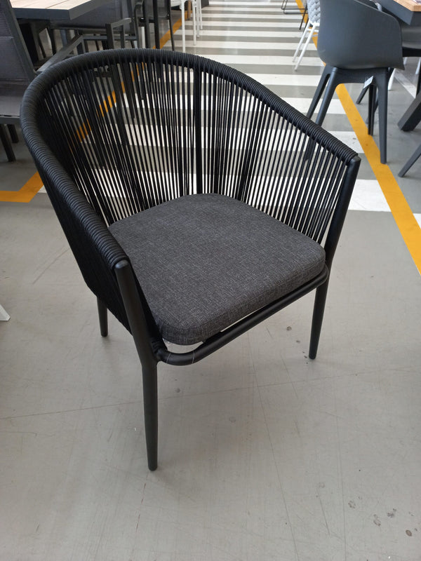 Avery Dining Chair – Black Rope – Infinity Furniture