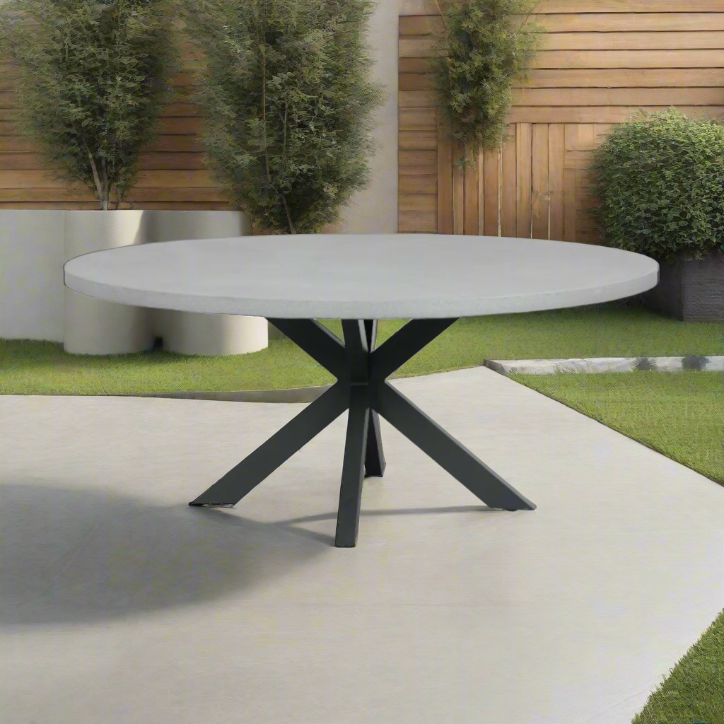 Rift Round Dining Table *1500- Table Only – Infinity Furniture